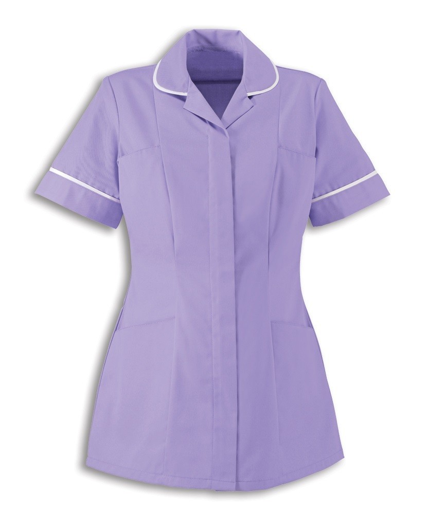Women’s Healthcare Tunic (Lilac with White Trim) - HP298 buy now at ...