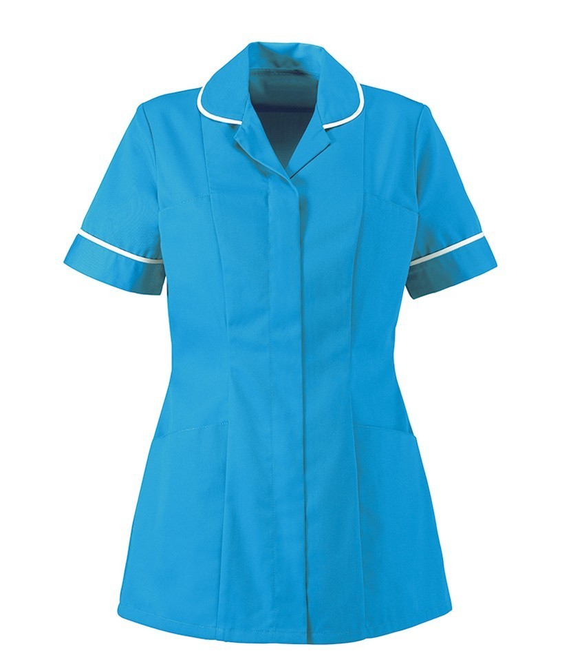 Women’s Healthcare Tunic (Peacock with White Trim) - HP298 buy now at ...