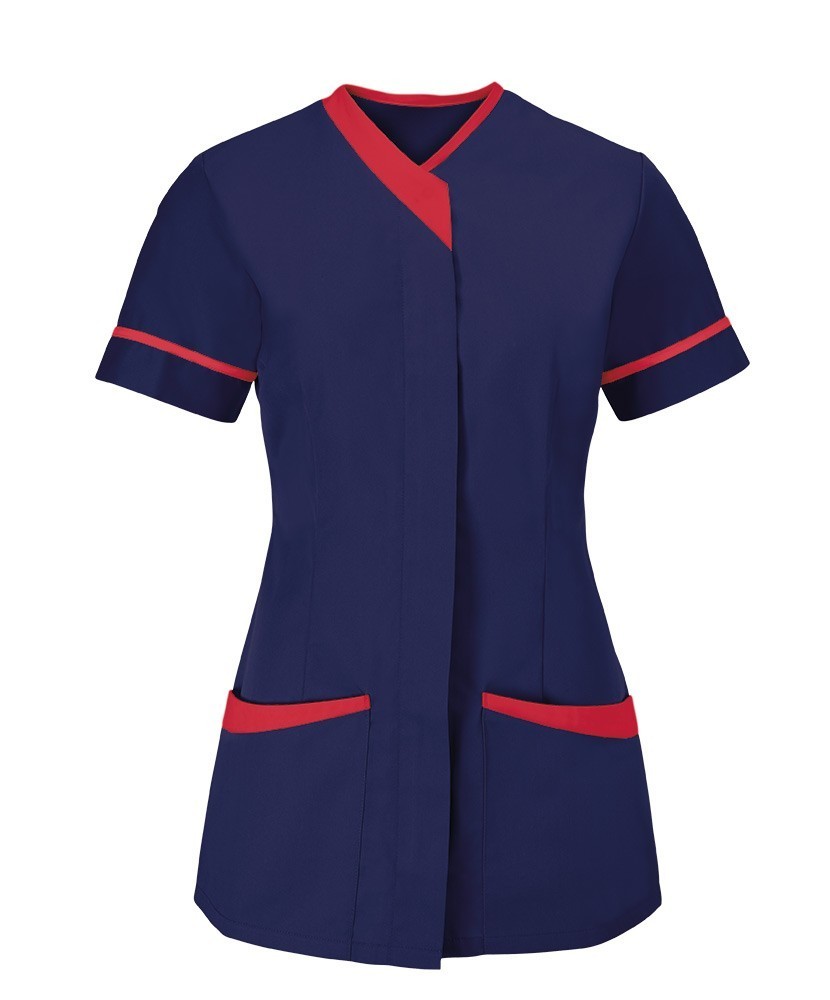 Womens Contrast Trim Tunic Sailor Navy With Red Trim Nf54 Buy Now