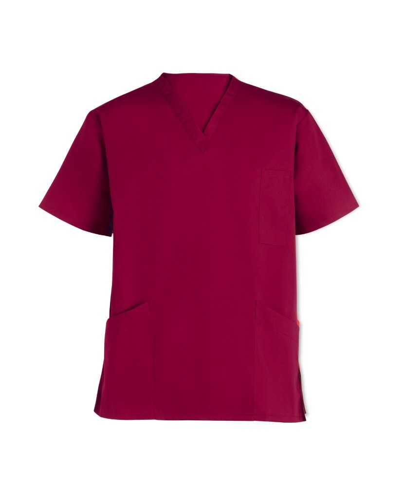 Smart Scrub Tunic (Maroon) - UT404 buy now at Healthcare Tunics & Uniforms